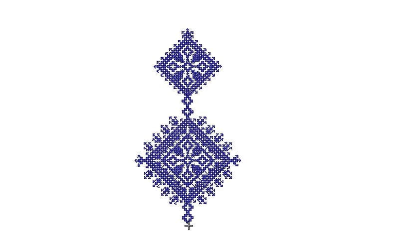 Moroccan Fasi Embroidery Machine, Moroccan Cross Stitch Embroidery ...
