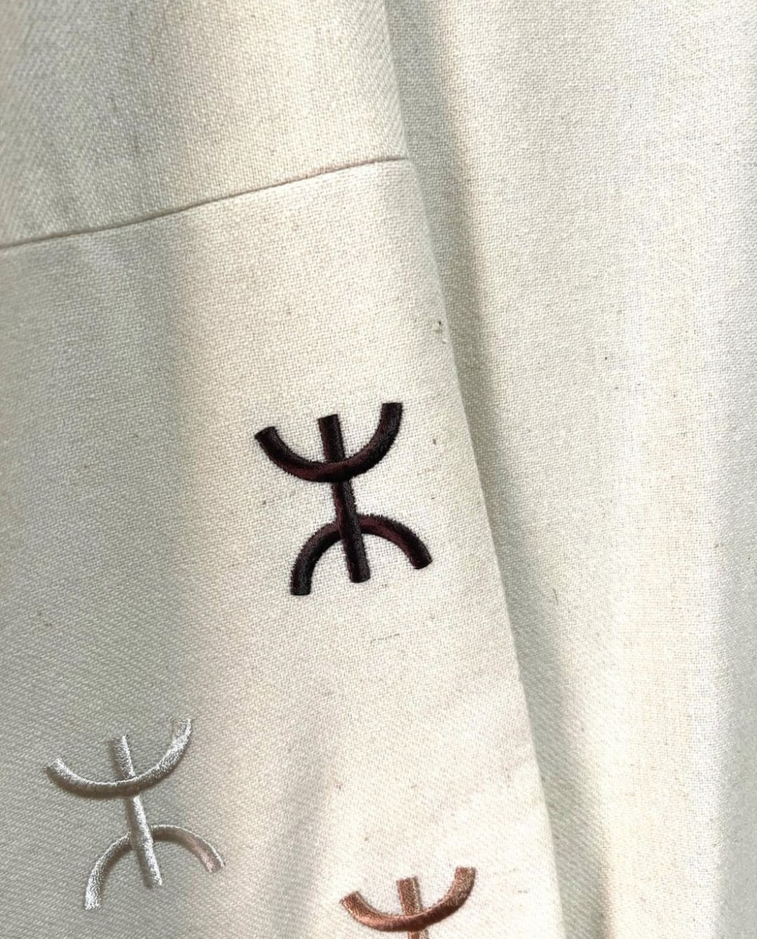 Berber Letter Embroidery Pattern, Amazigh Symbol Embroidery Design ...