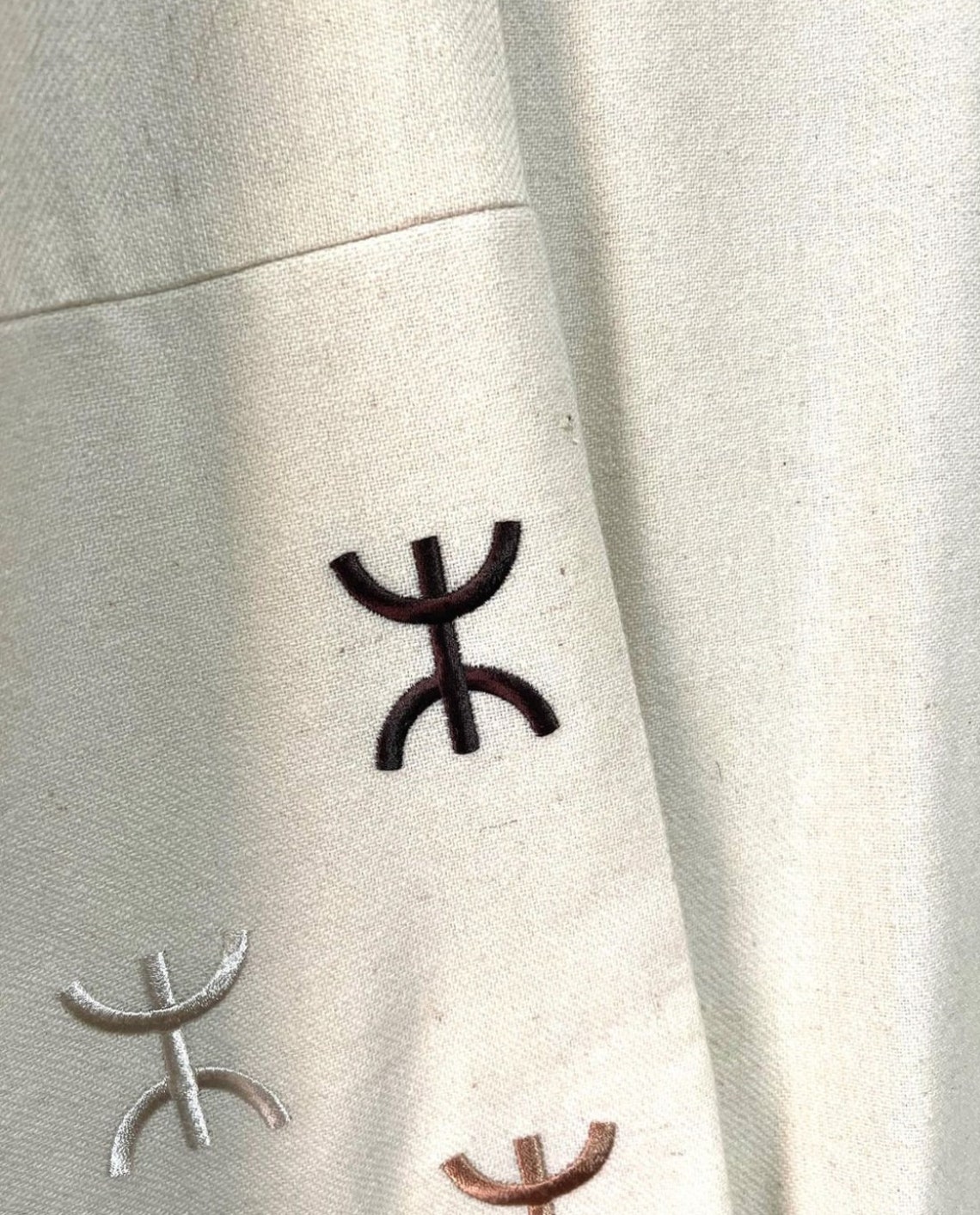 Berber Letter Embroidery Pattern, Amazigh Symbol Embroidery Design ...