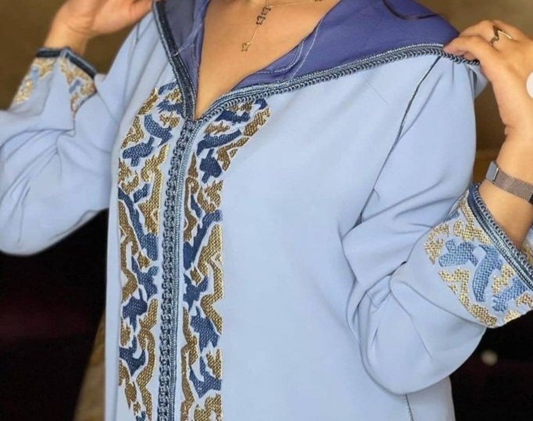 Moroccan Rbati Embroidery Design, Moroccan Embroidery Pattern, Arabic ...