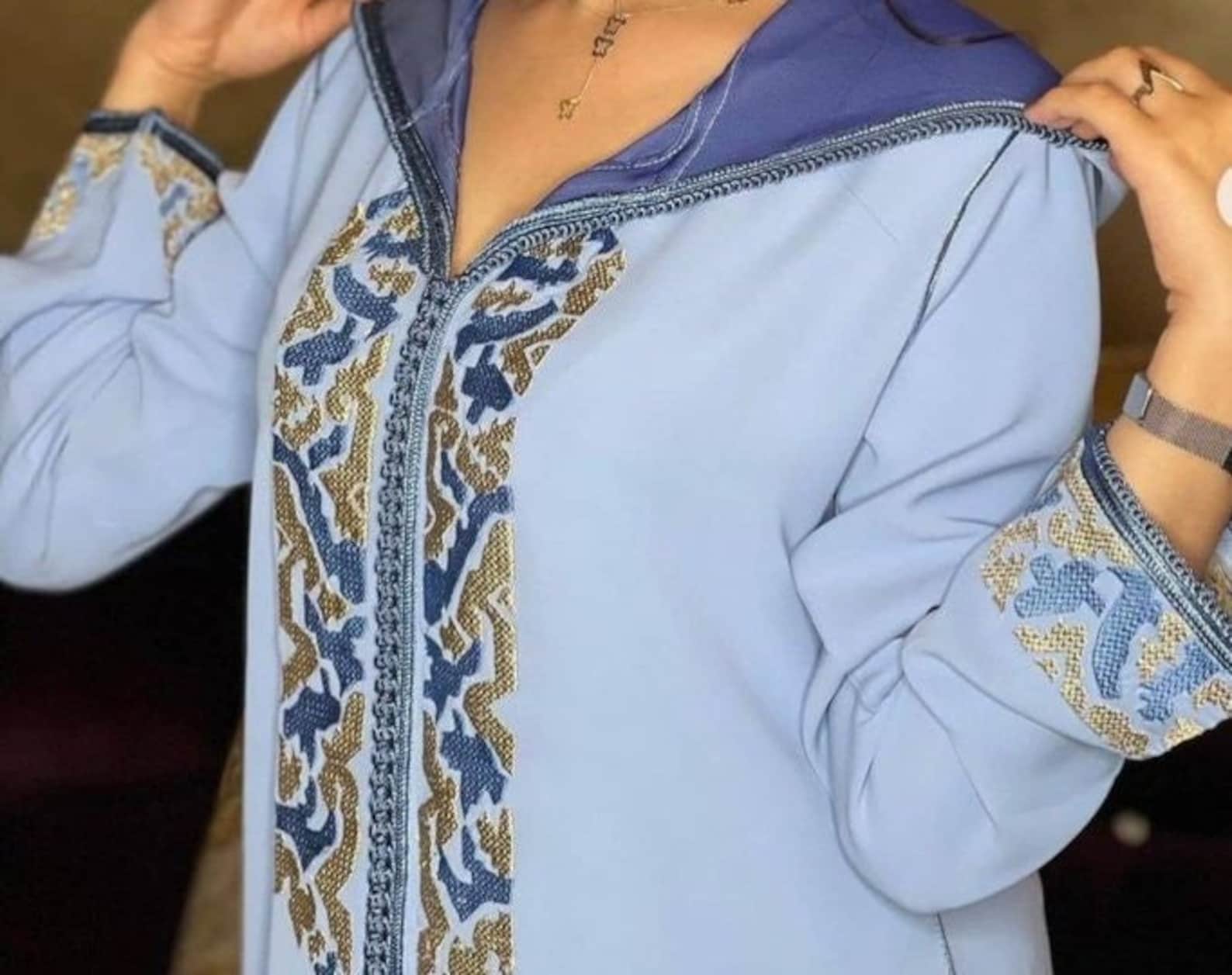 Moroccan Rbati Embroidery Design, Moroccan Embroidery Pattern, Arabic ...