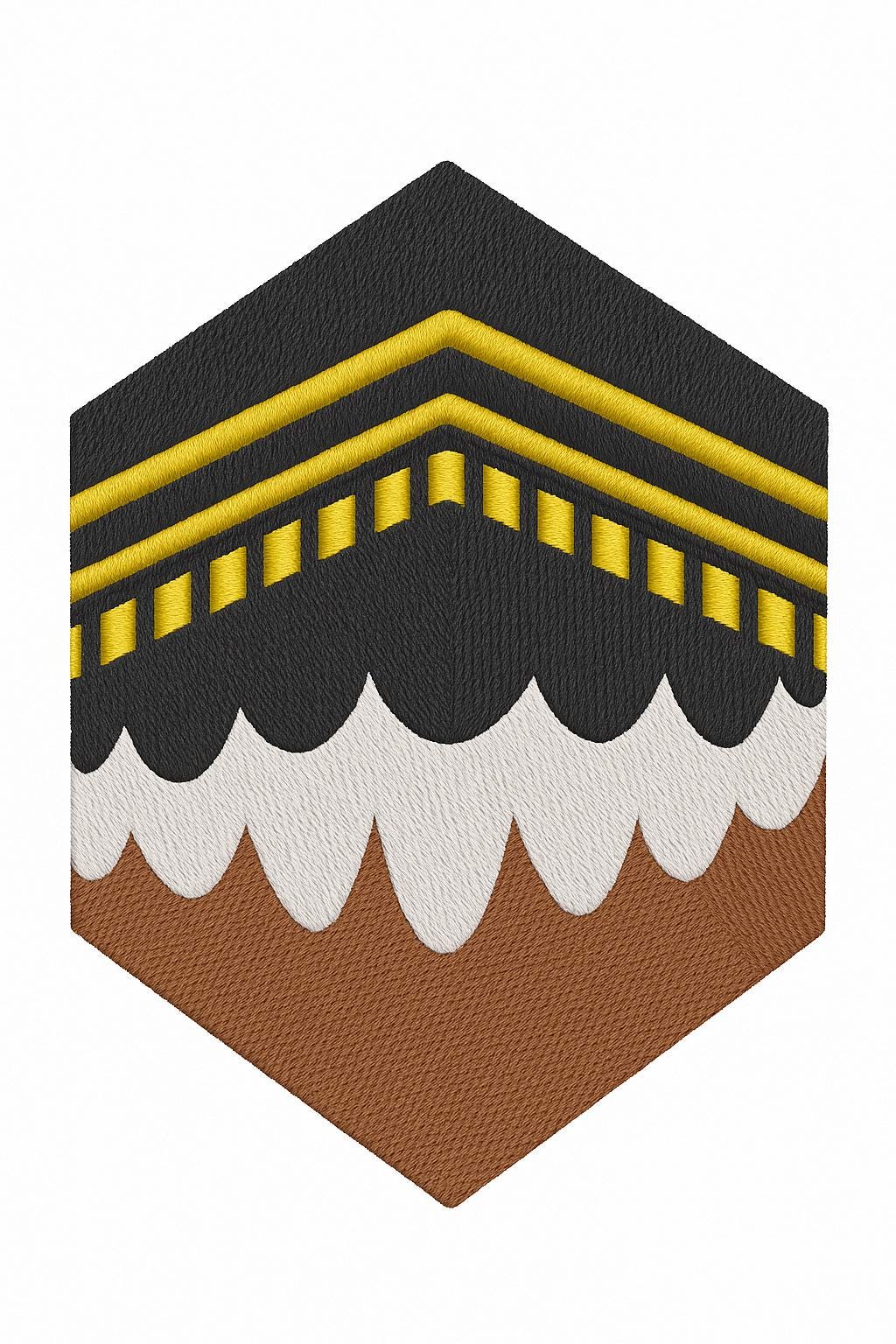 Kaaba Embroidery Design - Islamic Mecca PES File for Hajj, Umrah Gifts ...