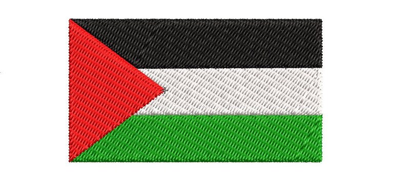 2 Flag of Palestine Embroidery Design, Palestine National Falg ...