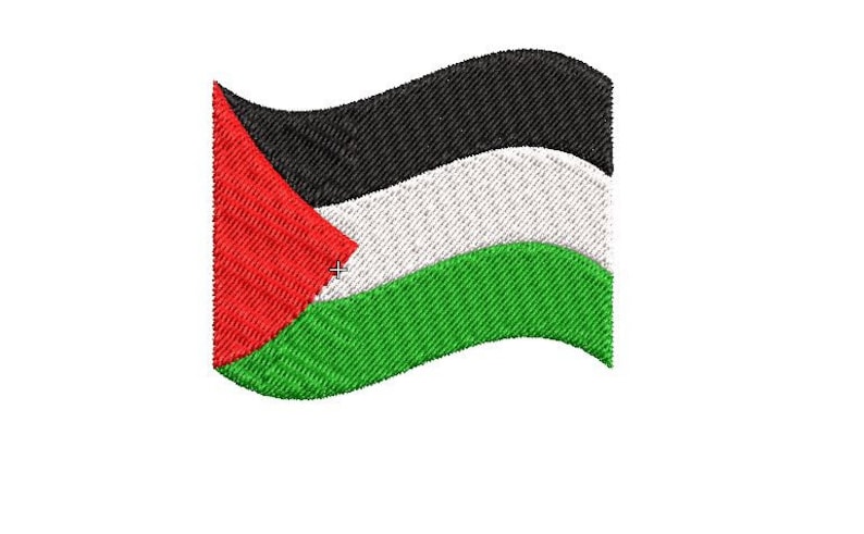 2 Flag of Palestine Embroidery Design, Palestine National Falg ...