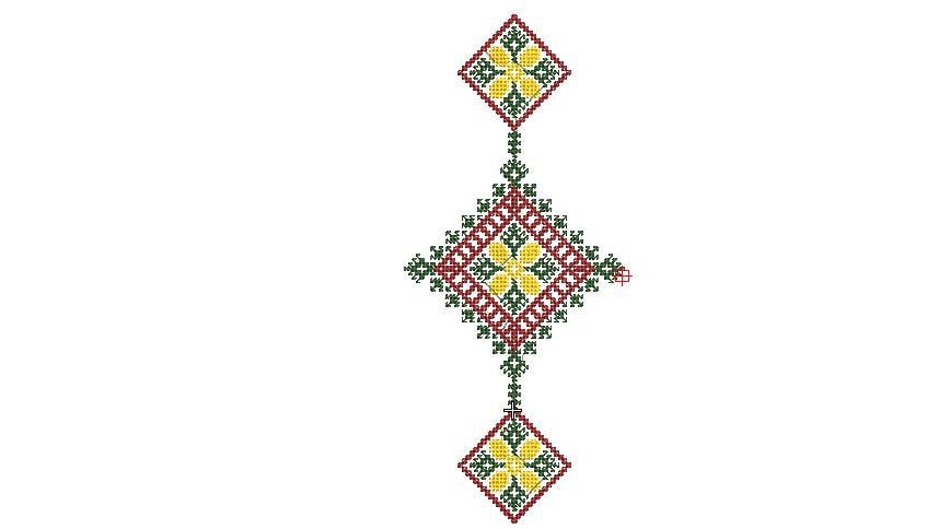 Moroccan Fasi Cross Stitch Embroidery Design Fassi Cross - Etsy