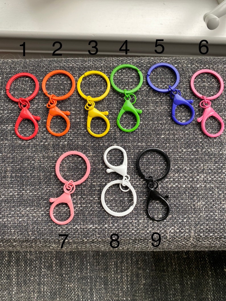 Custom Back to School Personalized Name Keychains for Backpacks, Bags ...