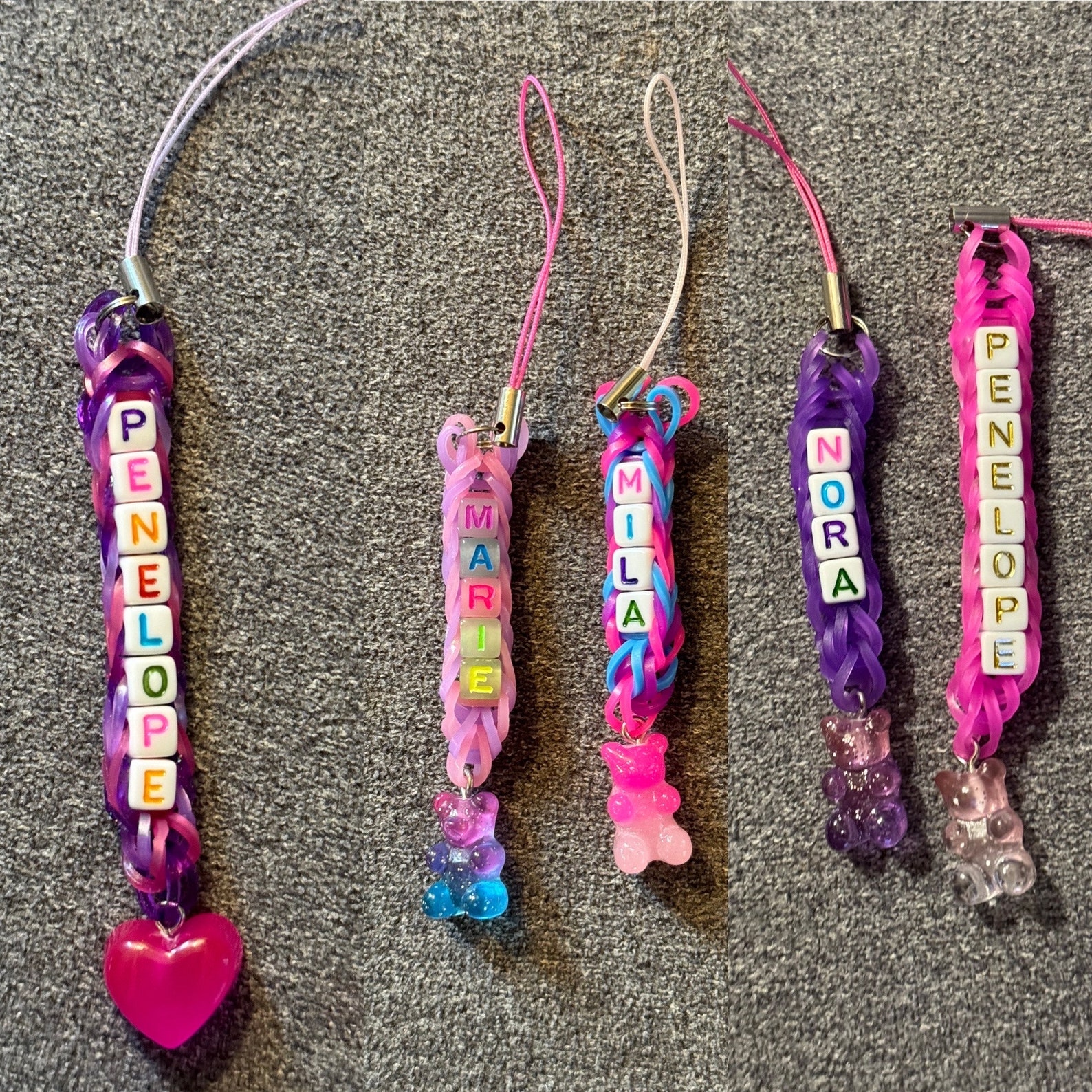 Rainbow Loom Water Bottle/cell Phone Charm for Owalas and Yetis - Etsy