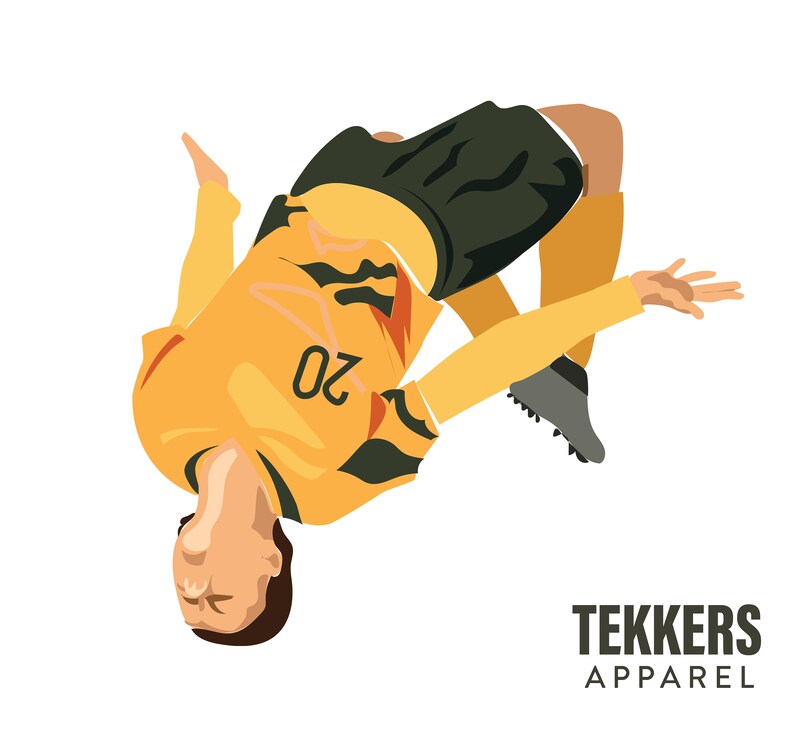 Sam Kerr Australian Football Soccer KIDS T-shirt | Women's World Cup ...