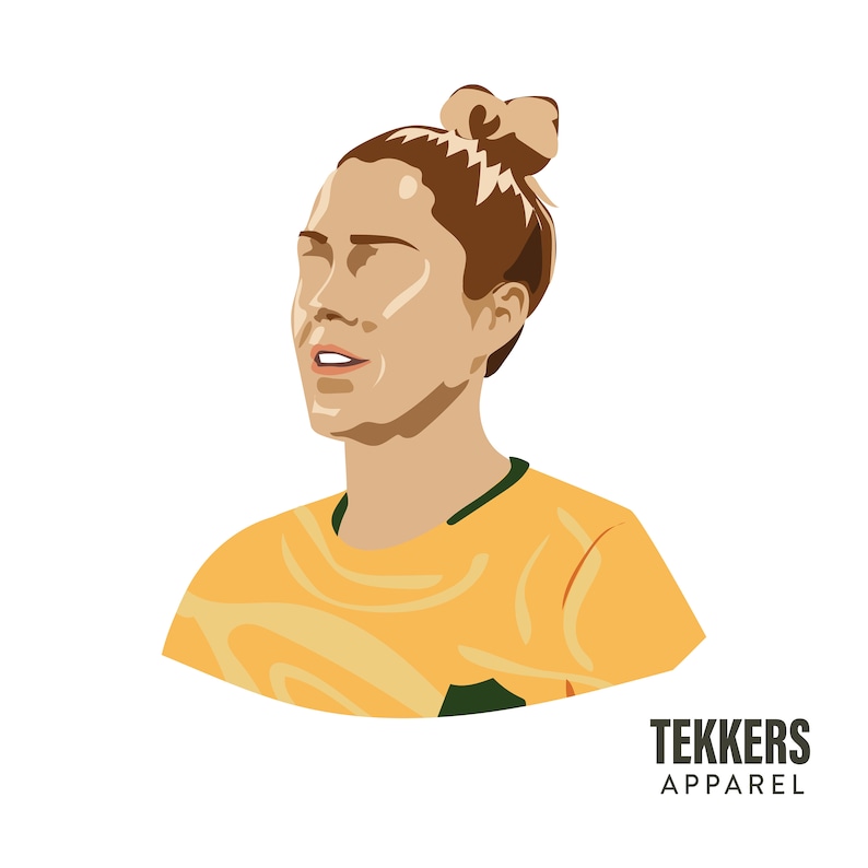 Katrina Gorry Australian Football Tillies WHITE T-shirt Perfect for ...