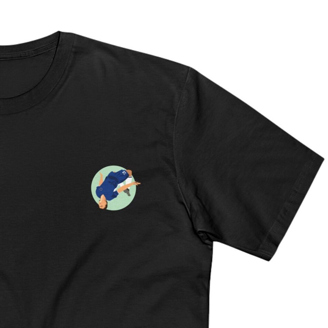 Sam Kerr Chelsea Football T-shirt Black | Kerr Backflip Celebration ...