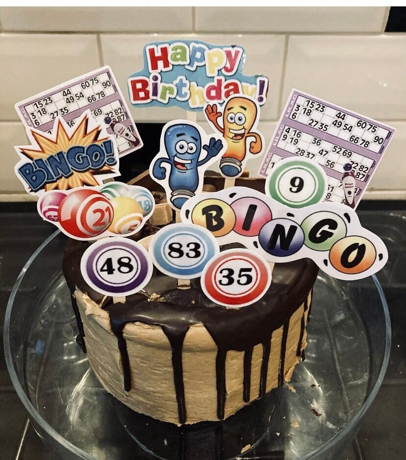 Bingo Birthday Cake Ideas