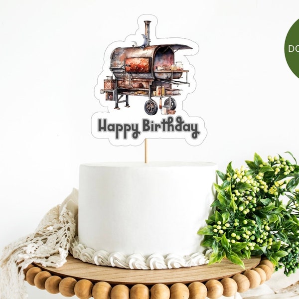 Bbq Cake Toppers - Etsy