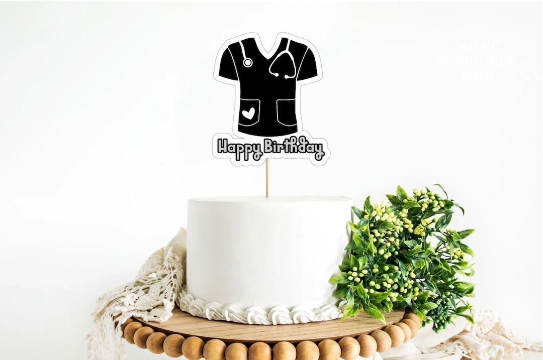 Nurse Cake Topper. Nursing Student Cake Topper. Nurse Topper - Etsy