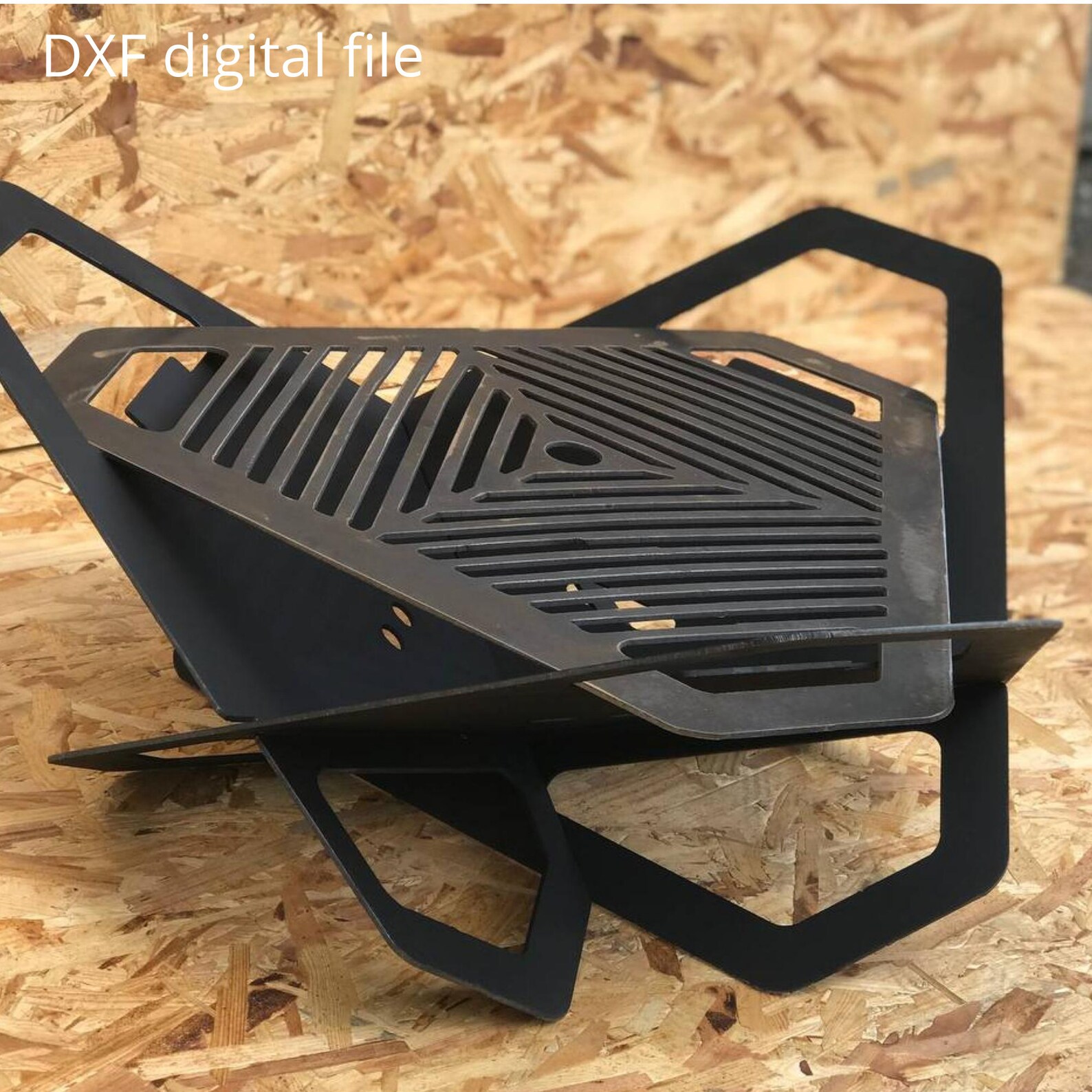 Fire Pit + Grill (DXF Files for Plasma, Laser CNC Machines, Bbq ...