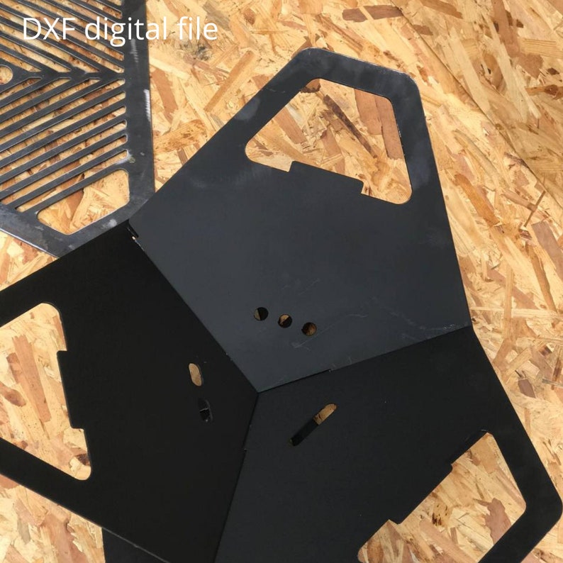 Fire Pit + Grill (DXF Files for Plasma, Laser CNC Machines, Bbq ...