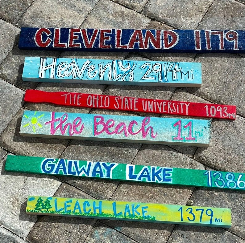Custom Directional Signs, Directional Signs, Florida Key West Signs - Etsy