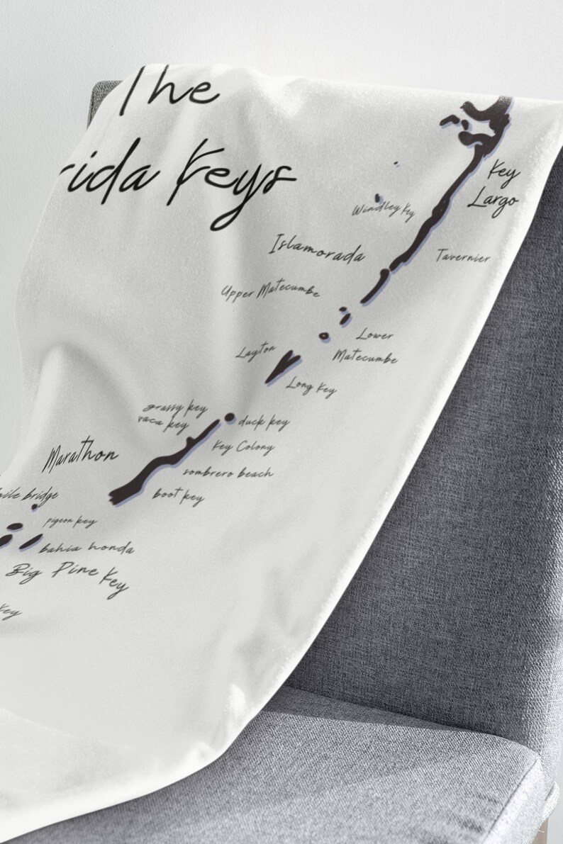 Florida Keys Map SVG File Instant Download for DIY Crafts - Etsy Australia