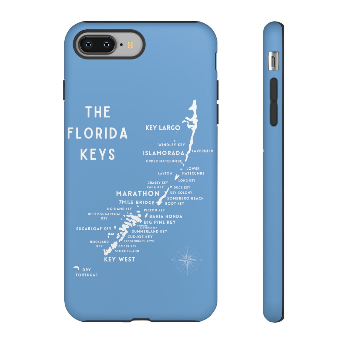 Florida Keys Map Phone Case: Iphone, Samsung, Pixel - Etsy