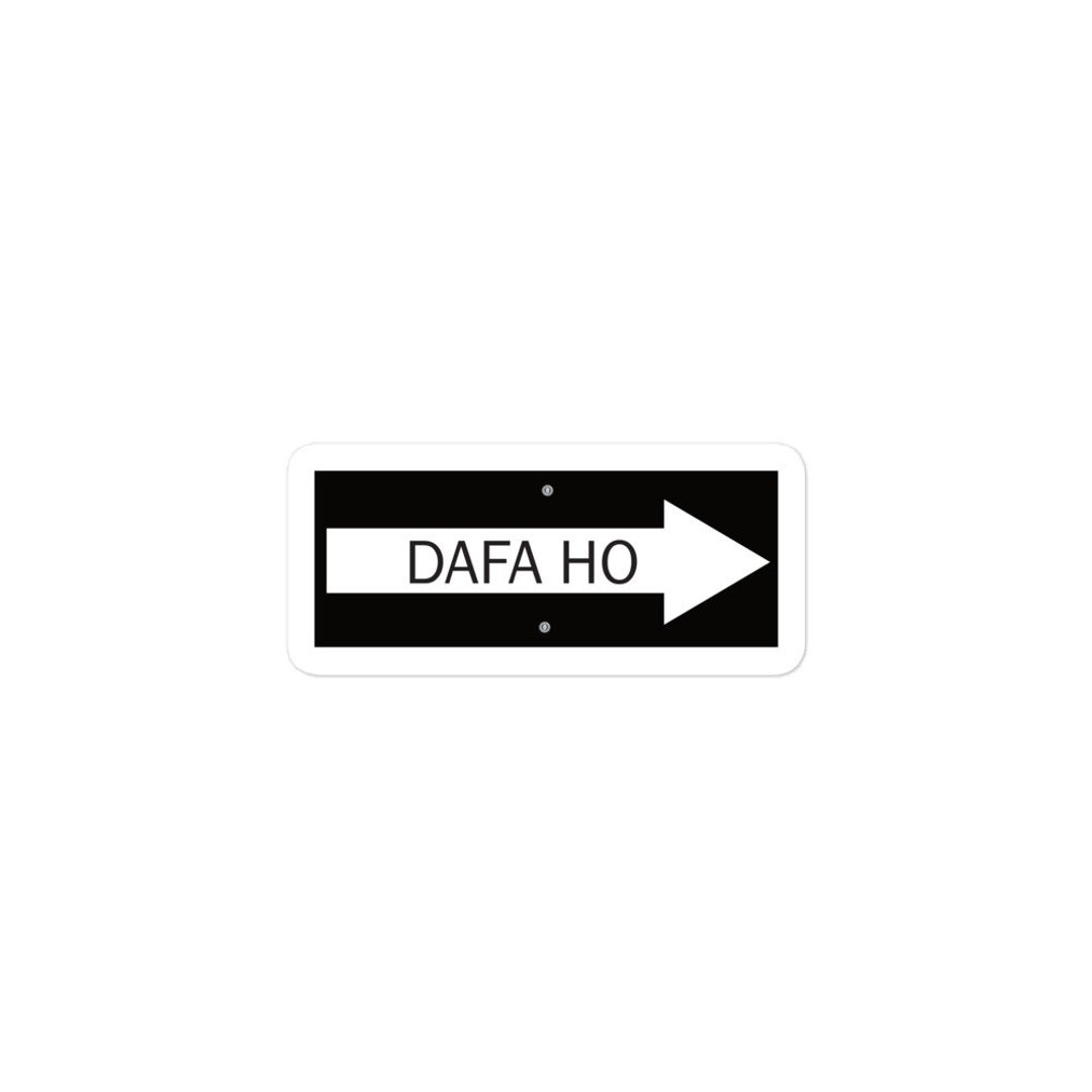 Dafa Ho Sticker Sticker That Conveys the Message Fuck off in - Etsy