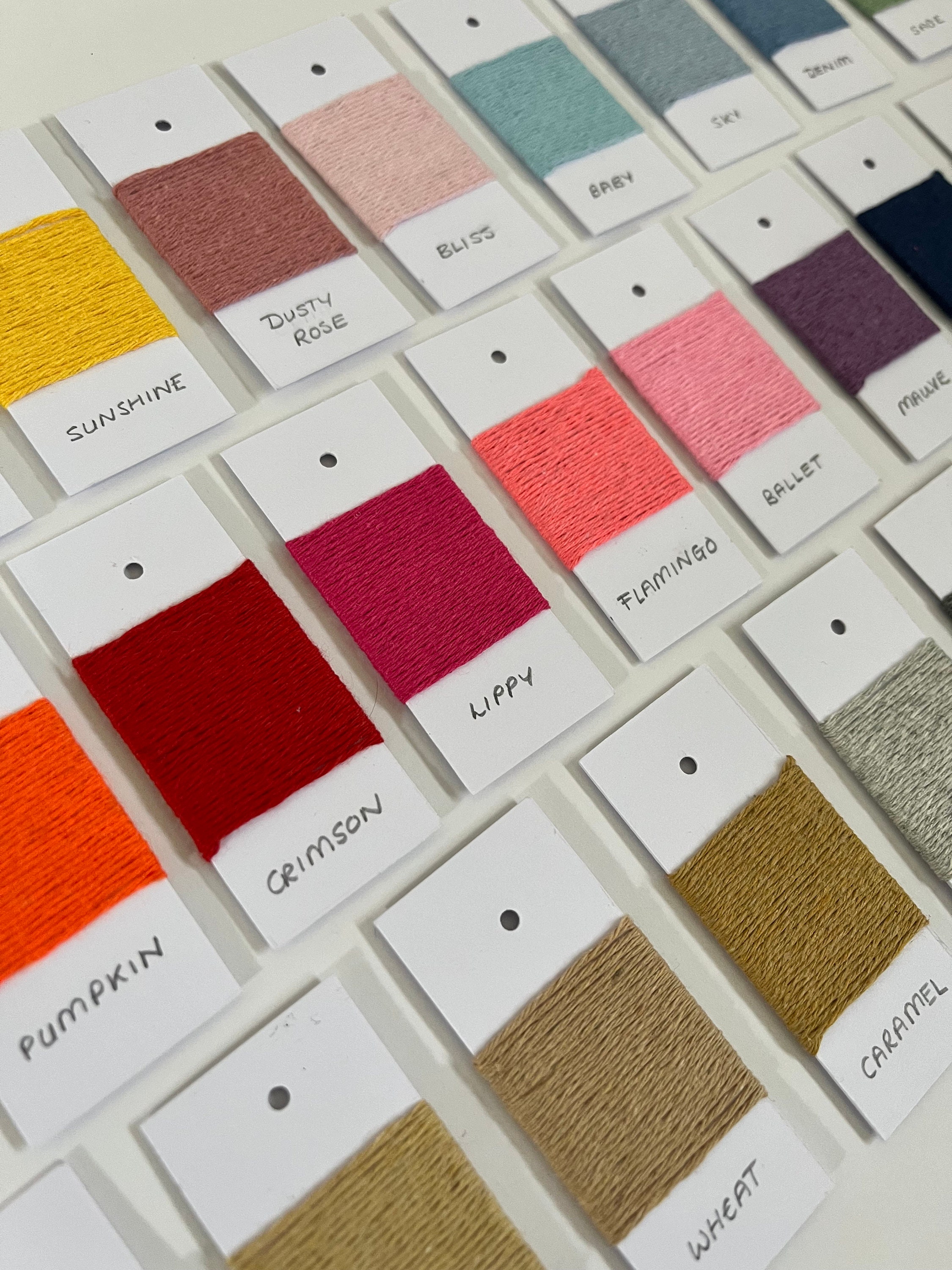 Custom Handmade Colourful Striped String Lampshade | Choose Your Own ...