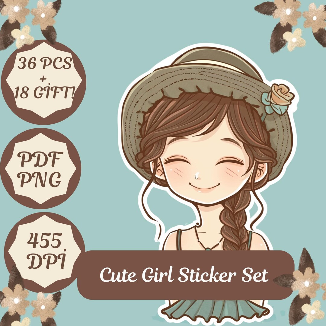 Character Stickers, Printable Stickers, Cut Files, Deco Planner ...