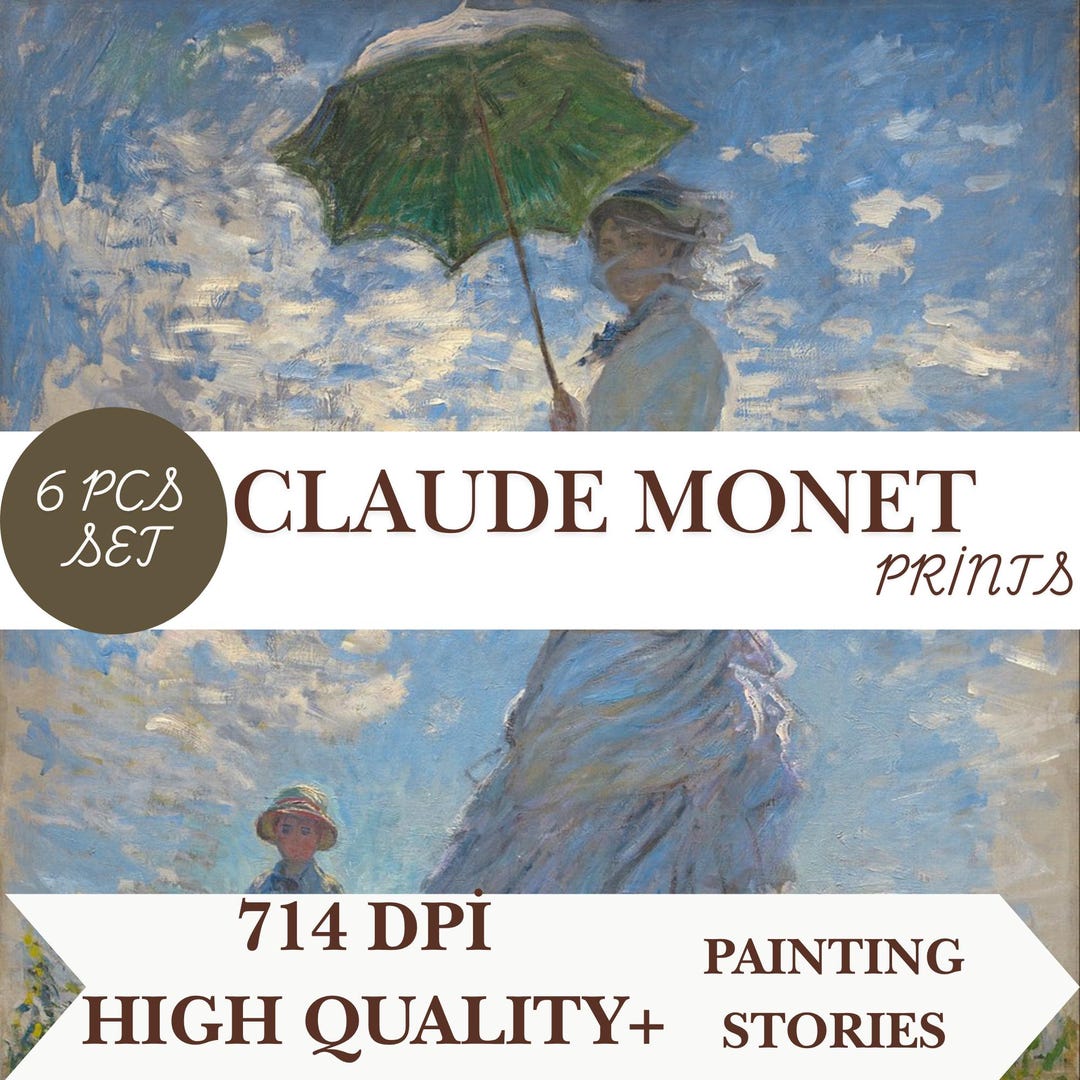 Claude Monet Prints Set, Monet Printable Art, Monet Print Wall Art ...