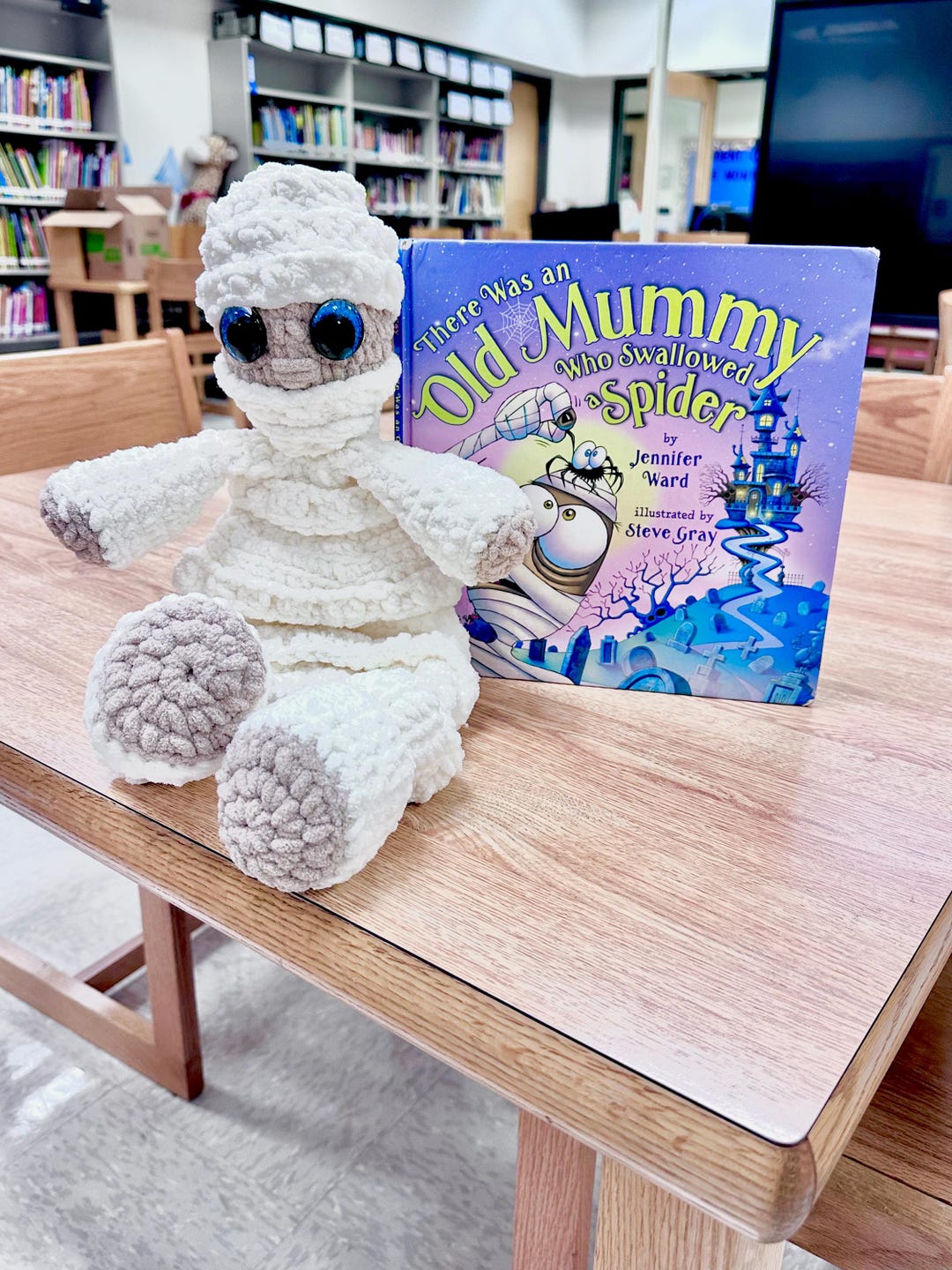 Soft Plush Mummy Doll – Cute Halloween Stuffed Toy – Spooky Season Gift ...