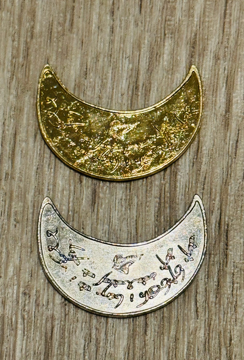 Middle-earth Coins Elves Elven Crescent Metal Coin for Gaming and Larp ...