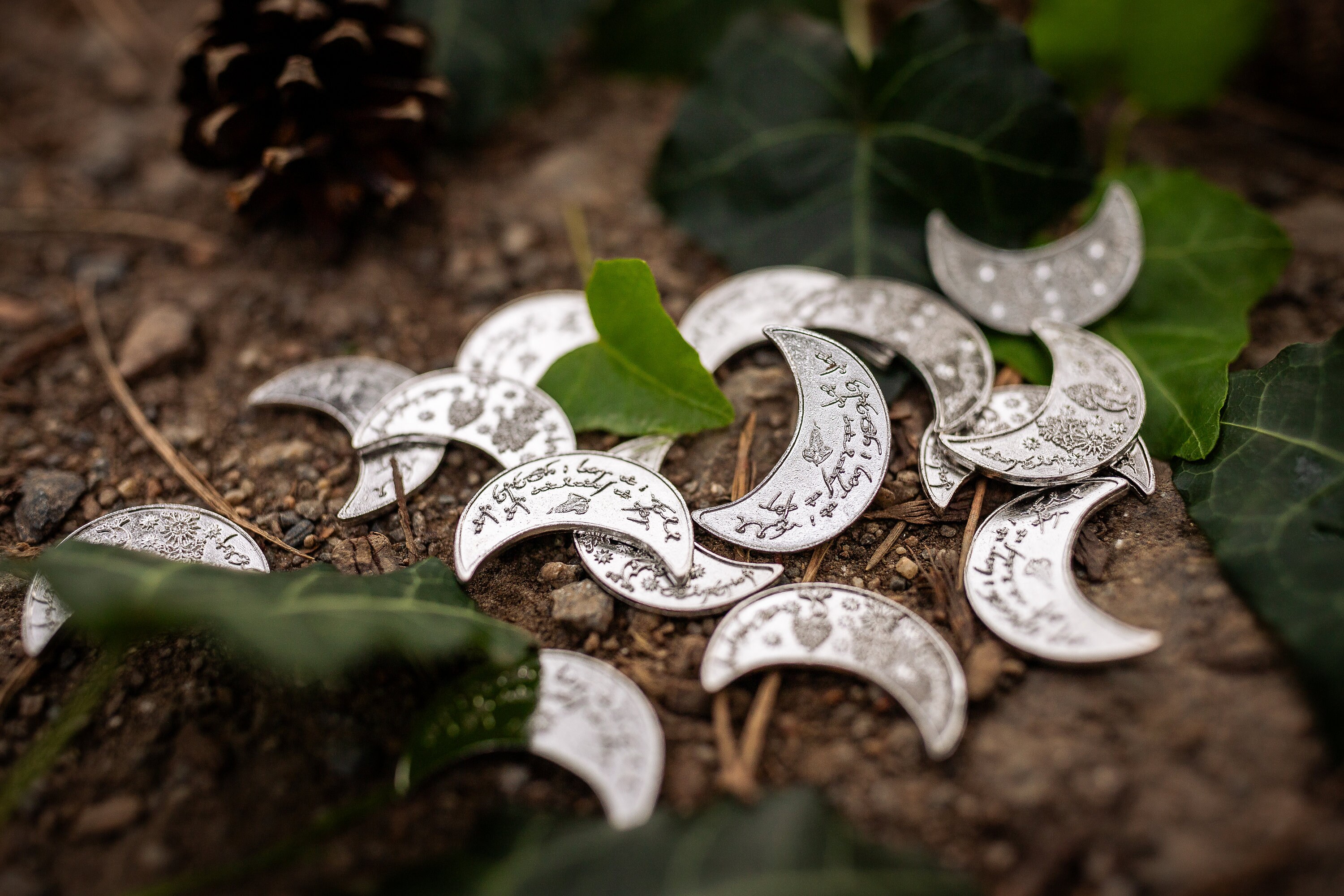 Middle-earth Coins Elves Elven Crescent Metal Coin for Gaming and Larp ...