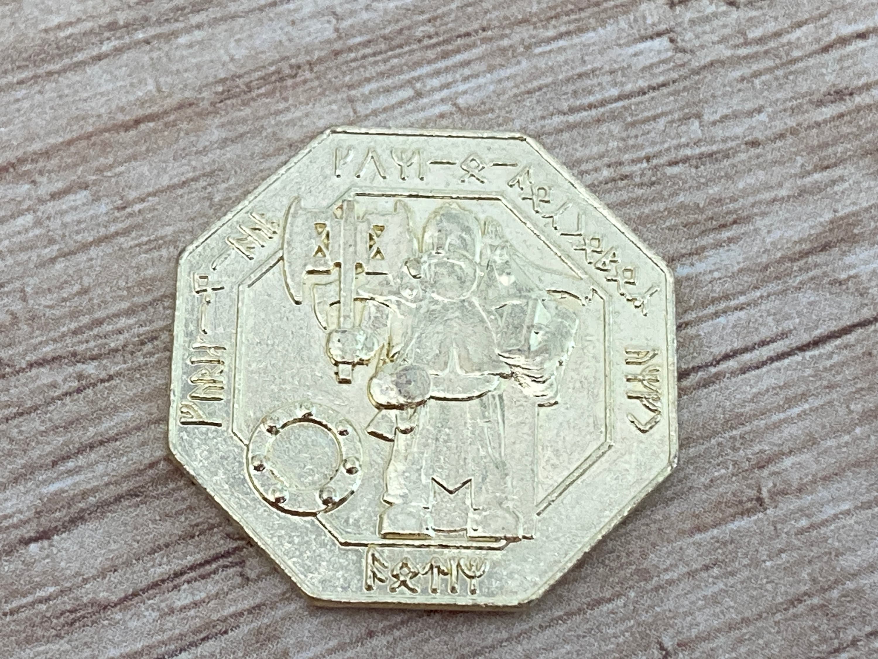 Middle-earth Coin – Dwarves – Gold of Erebor – Metal Coin for LARP ...