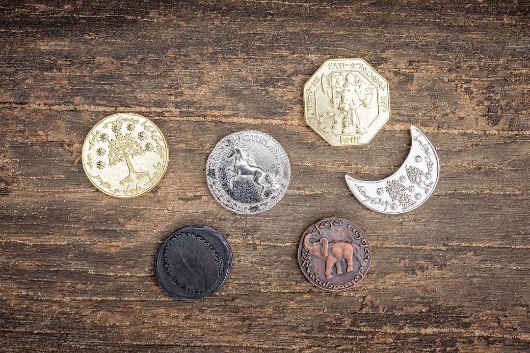 Middle-earth Coin Set – Complete Faction Collection – Metal Coins for ...
