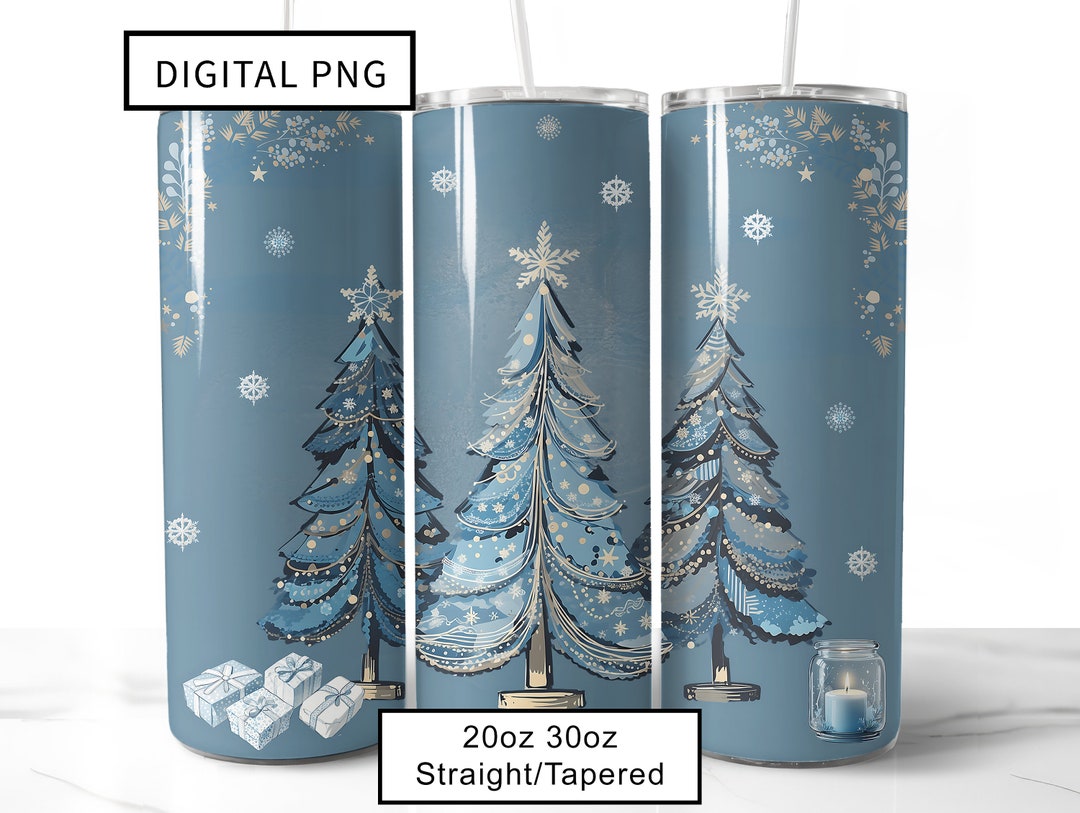 Tumbler Christmas Design 20 30 Oz PNG Digital Sublimation File - Etsy