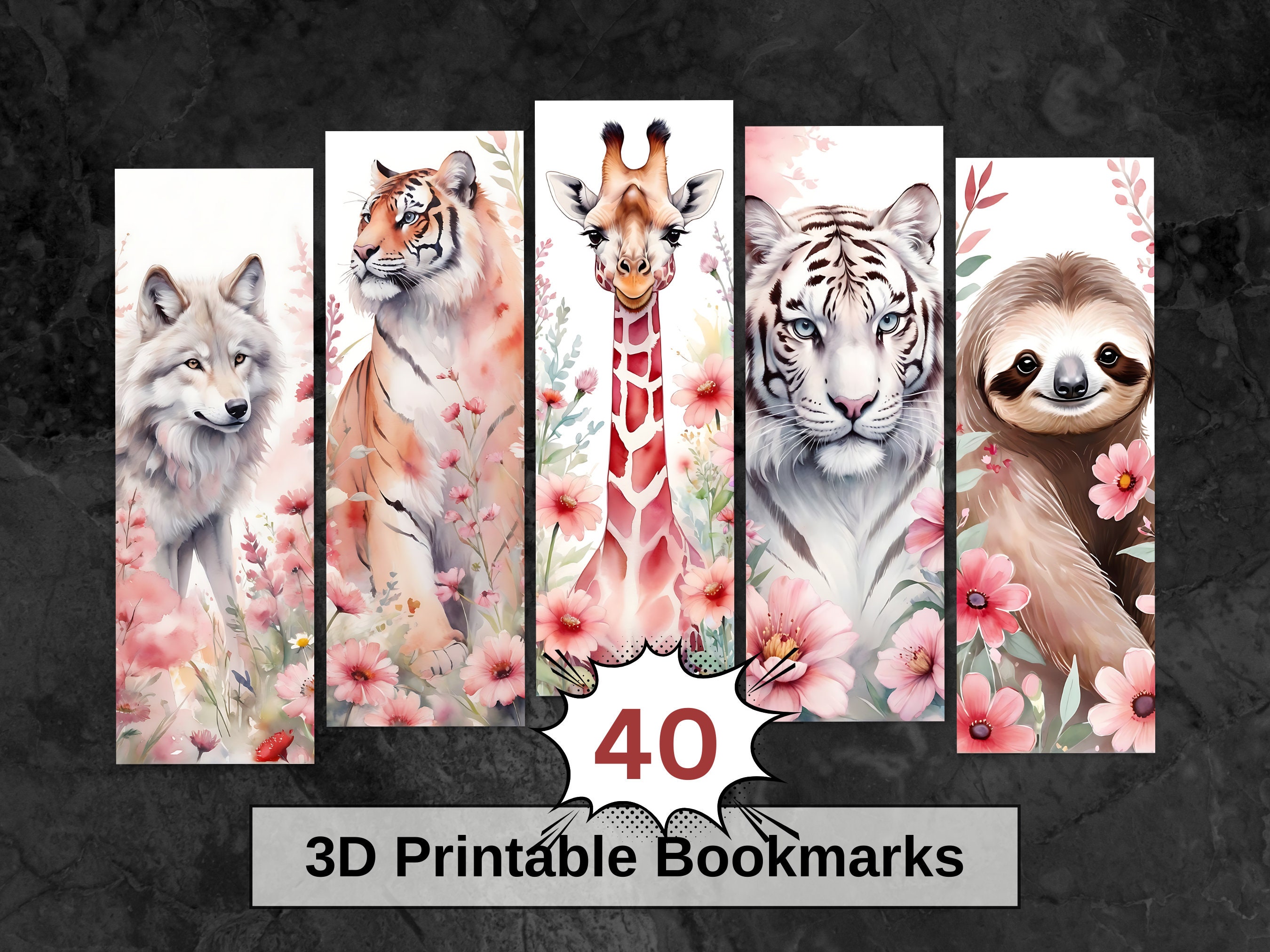 Cute Printable Bookmarks Designs. DIY Print at Home Sublimate Summer ...