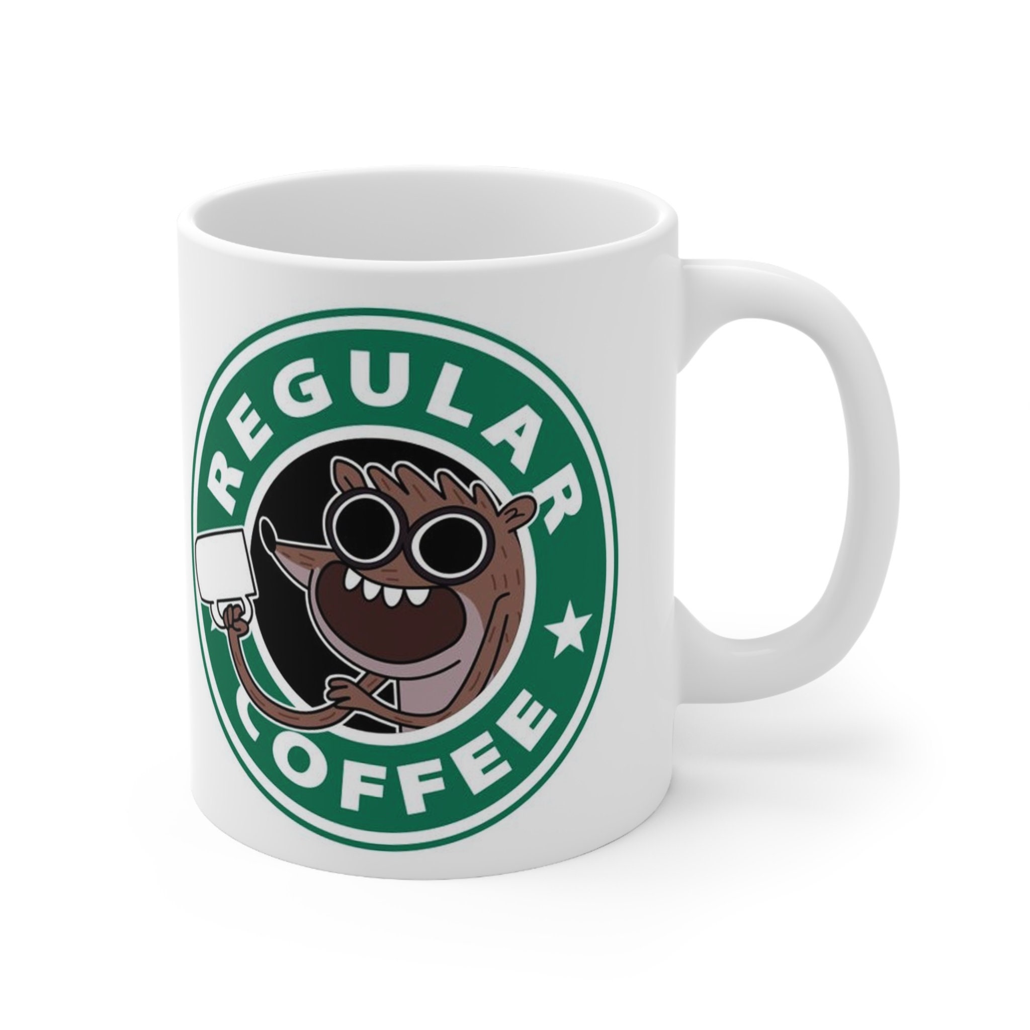 Regular Show Mug, Cartoon Network Mug, Unique Premium Mug Ft Mordecai ...