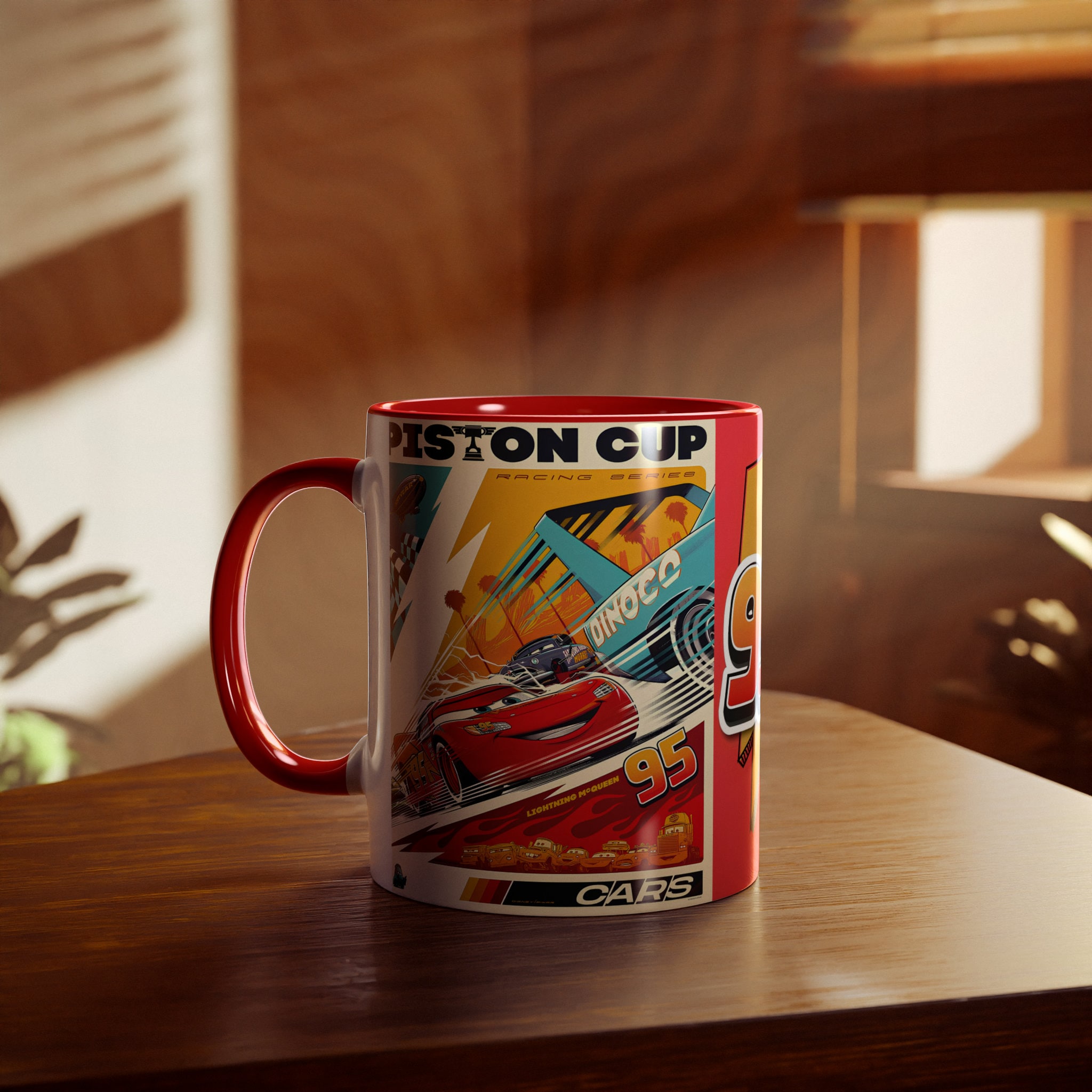 Cars Piston Cup Mug, Cars Pixar Mug , Cartoon Mug - Etsy