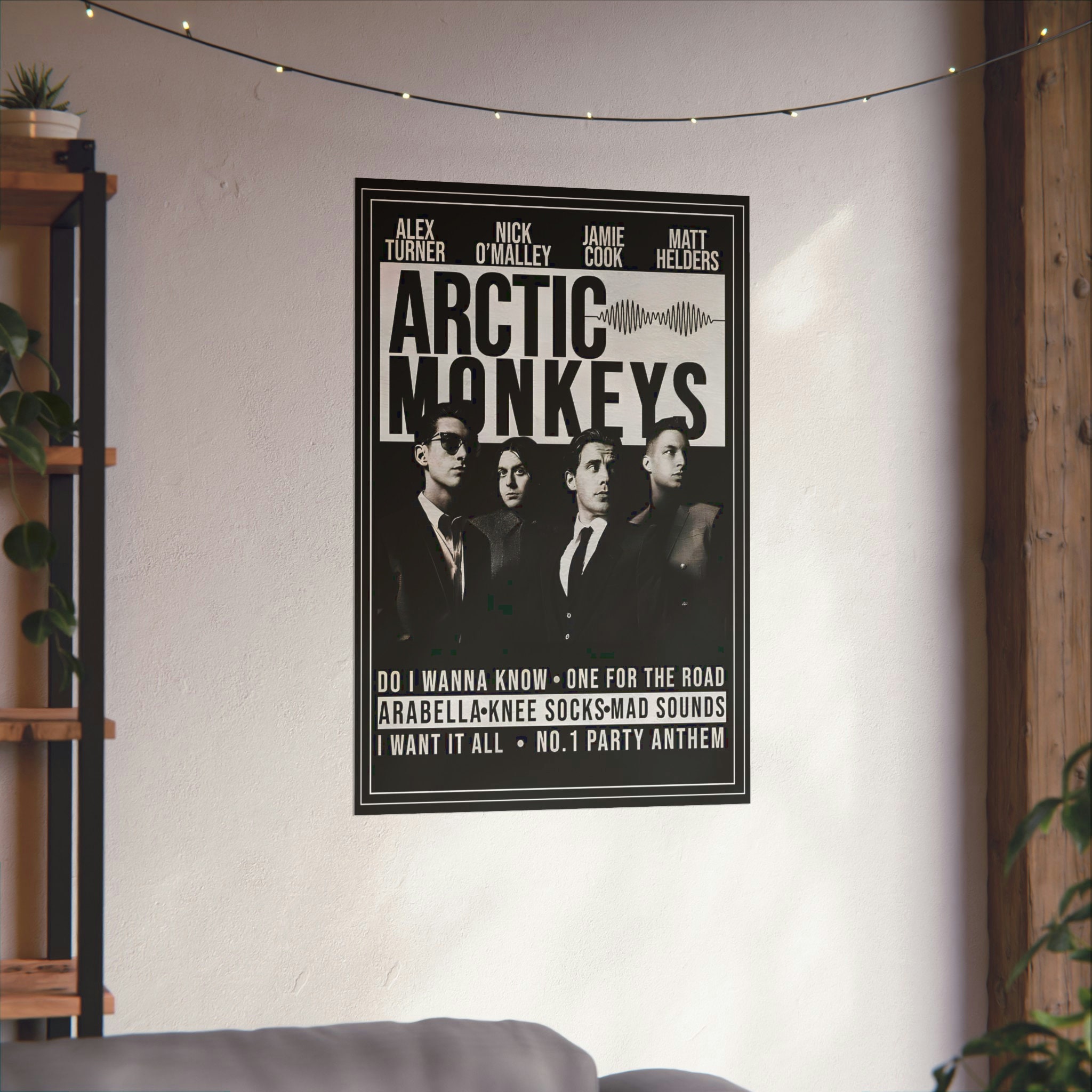 Arctic Monkeys Poster Arctic Monkeys Album Poster Arctic Monkeys Print ...