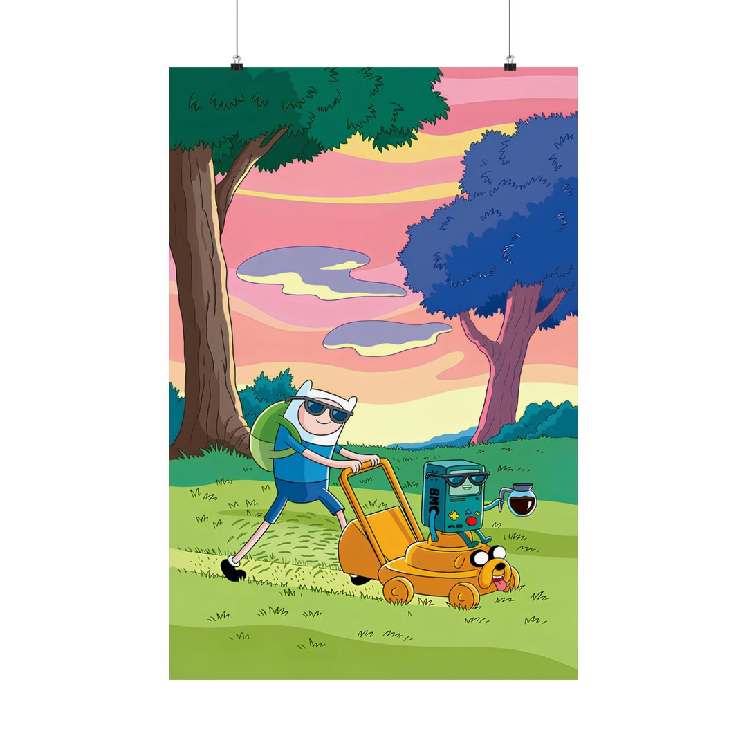 Adventure Time Poster Cartoon Poster Cartoon Network - Etsy