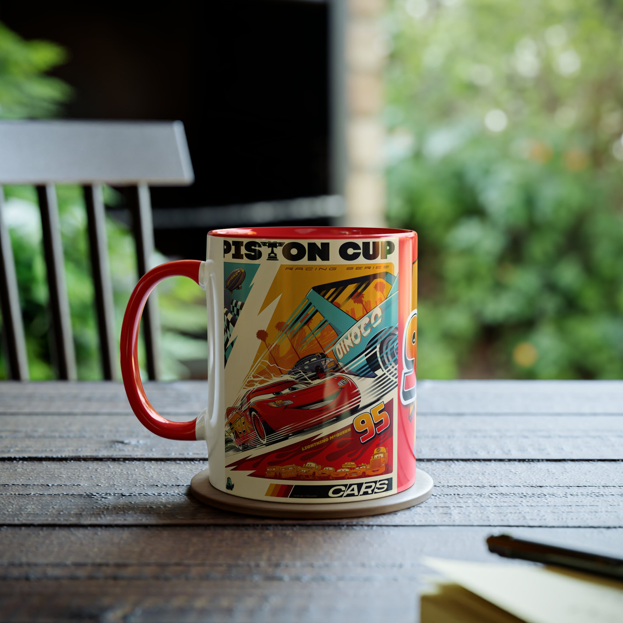 Cars Piston Cup Mug, Cars Pixar Mug , Cartoon Mug - Etsy
