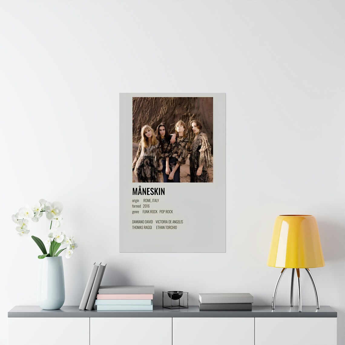 Maneskin Poster Maneskin MÅNESKIN Album Poster Maneskin - Etsy Canada