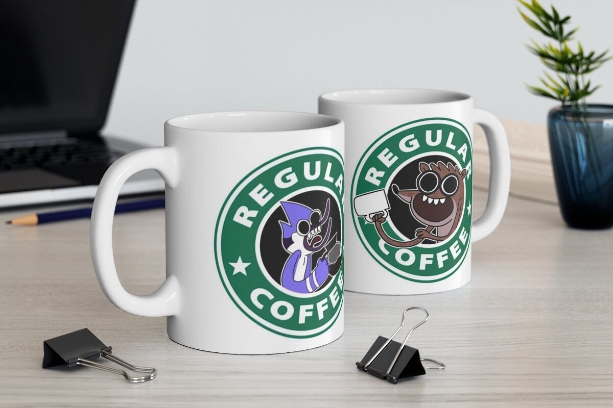 Regular Show Mug, Cartoon Network Mug, Unique Premium Mug Ft Mordecai ...