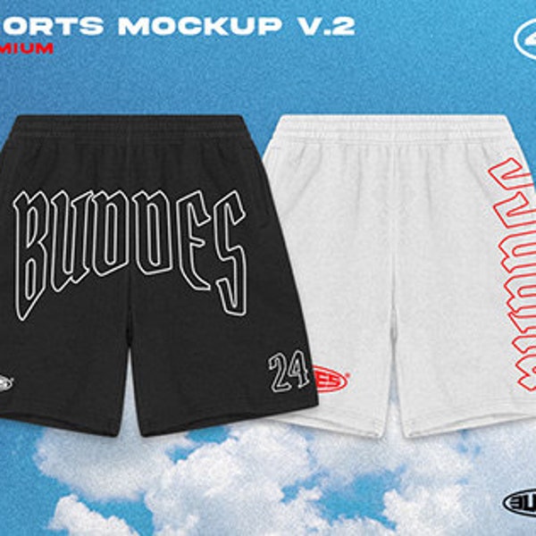 Mockup Shorts - Etsy
