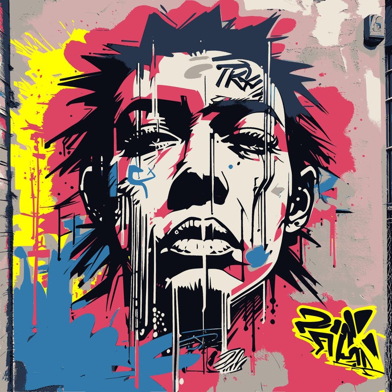 36 Graffiti Street Art Bundle | Graffiti Clipart | Graffiti Stencil ...