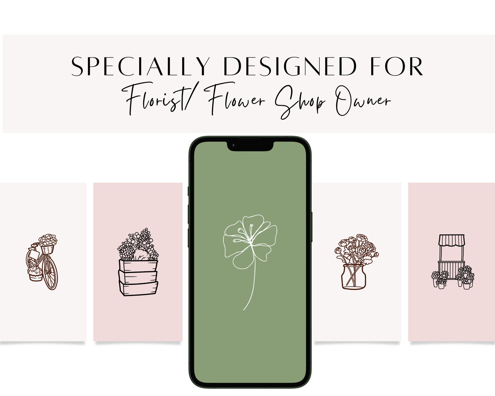 Flower Shop Instagram Highlight Covers, Florist Icons | 50 Flower Shop ...