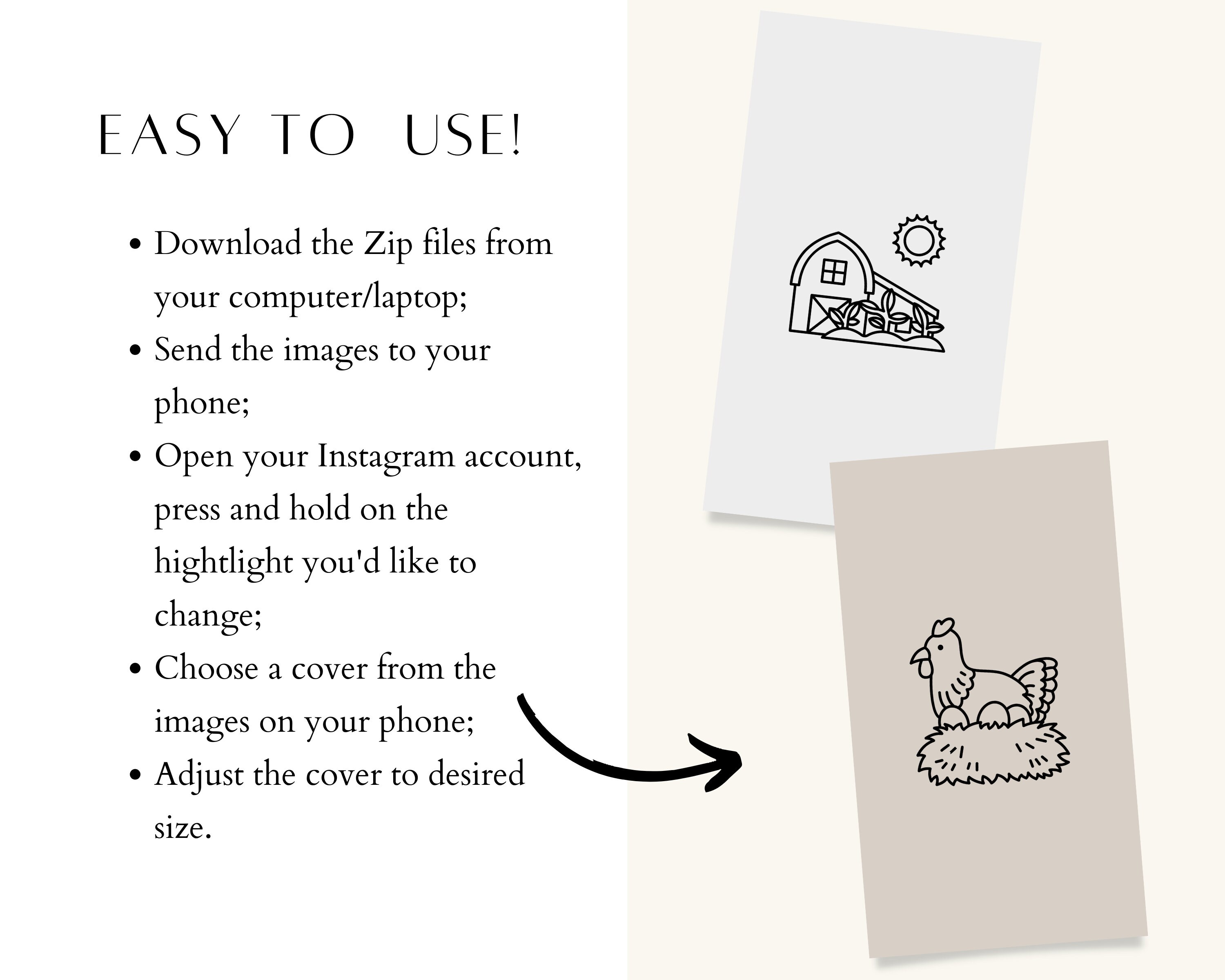 Modern Farm Instagram Highlight Covers , Farmer Icons 50 Modern Farm ...