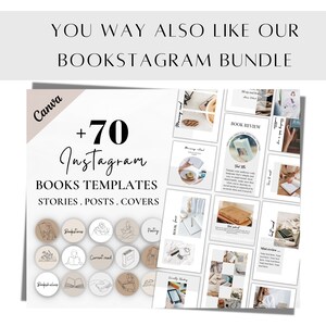 Books Instagram Story Templates, Canva Templates | 35 Bookstagram ...
