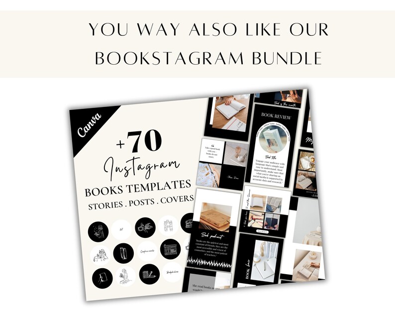 Books Instagram Posts Templates, Canva Templates | 35 Bookstagram ...