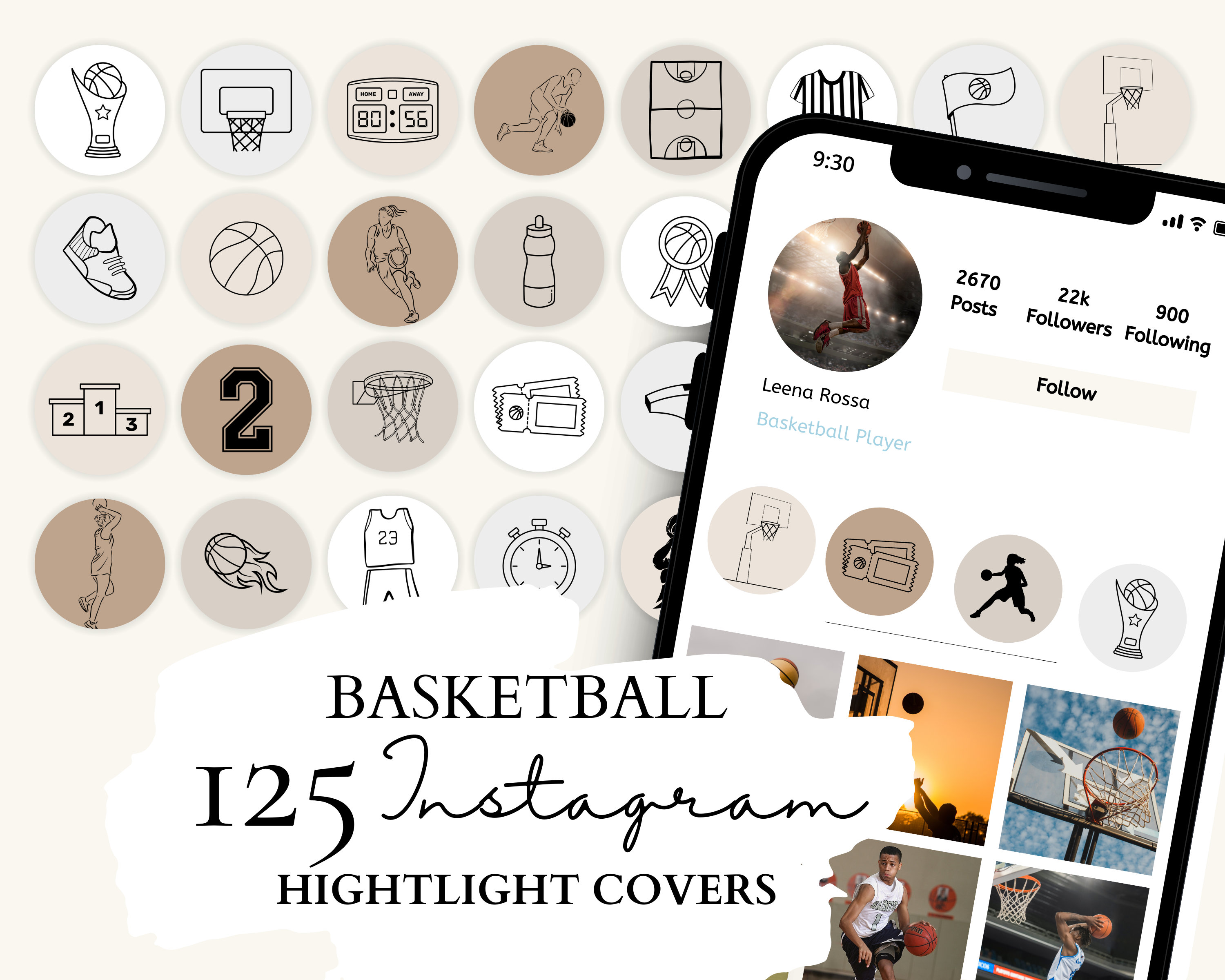 Basketball Instagram Highlight Covers Basketball Player Icons 25 ...