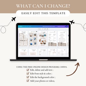 Travel Itinerary Template | Trip Itinerary Template | Travel Mobile ...
