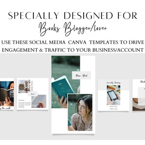 Books Instagram Templates, Canva Templates | +70 Bookstagram Minimalist ...