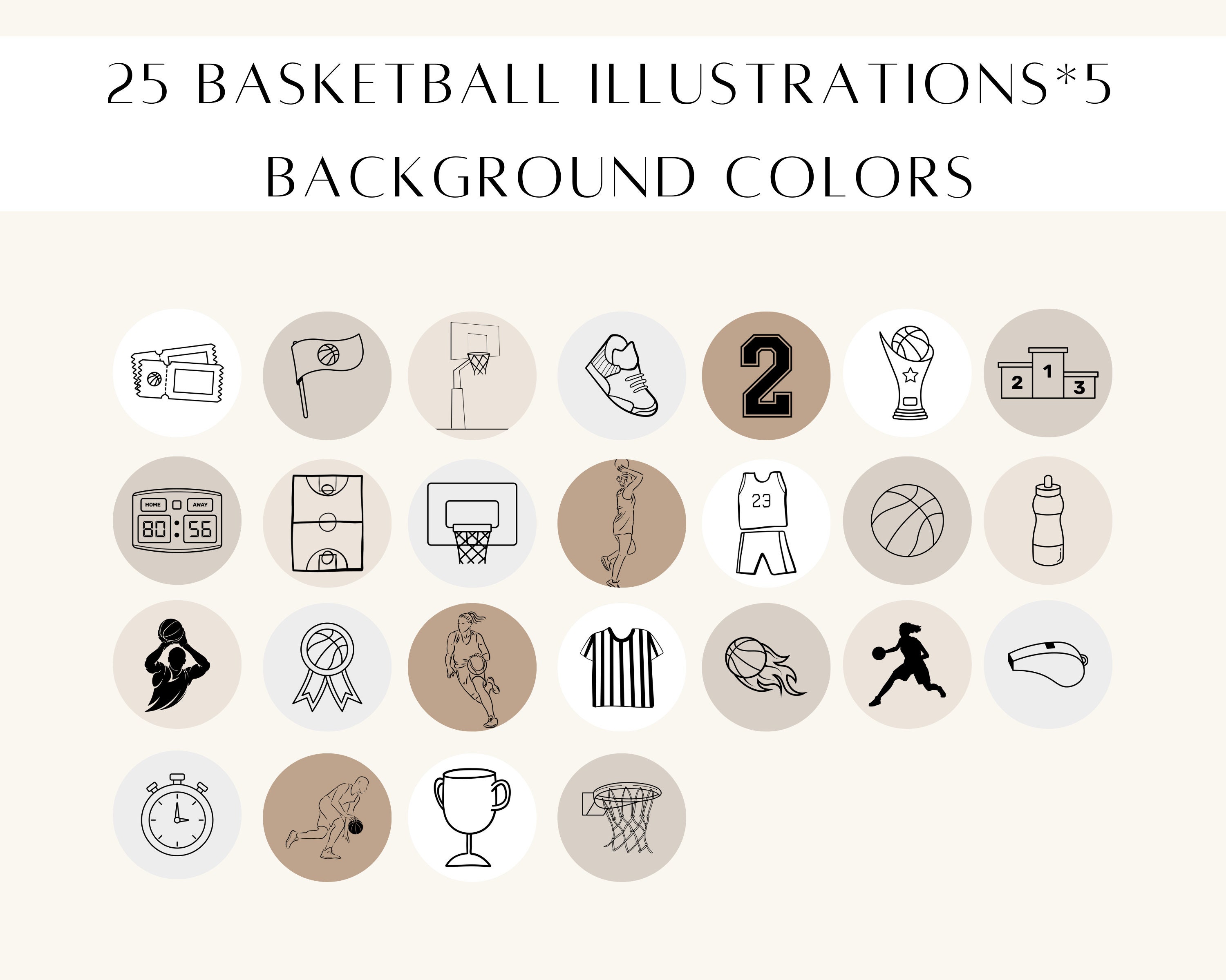 Basketball Instagram Highlight Covers Basketball Player Icons 25 ...